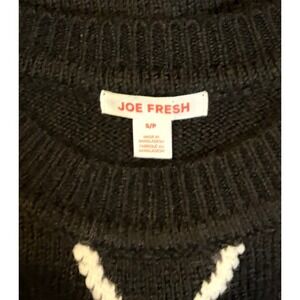 Joe Fresh | Sweaters | Joe Fresh Black Oversized Crewneck Small Sweater ...